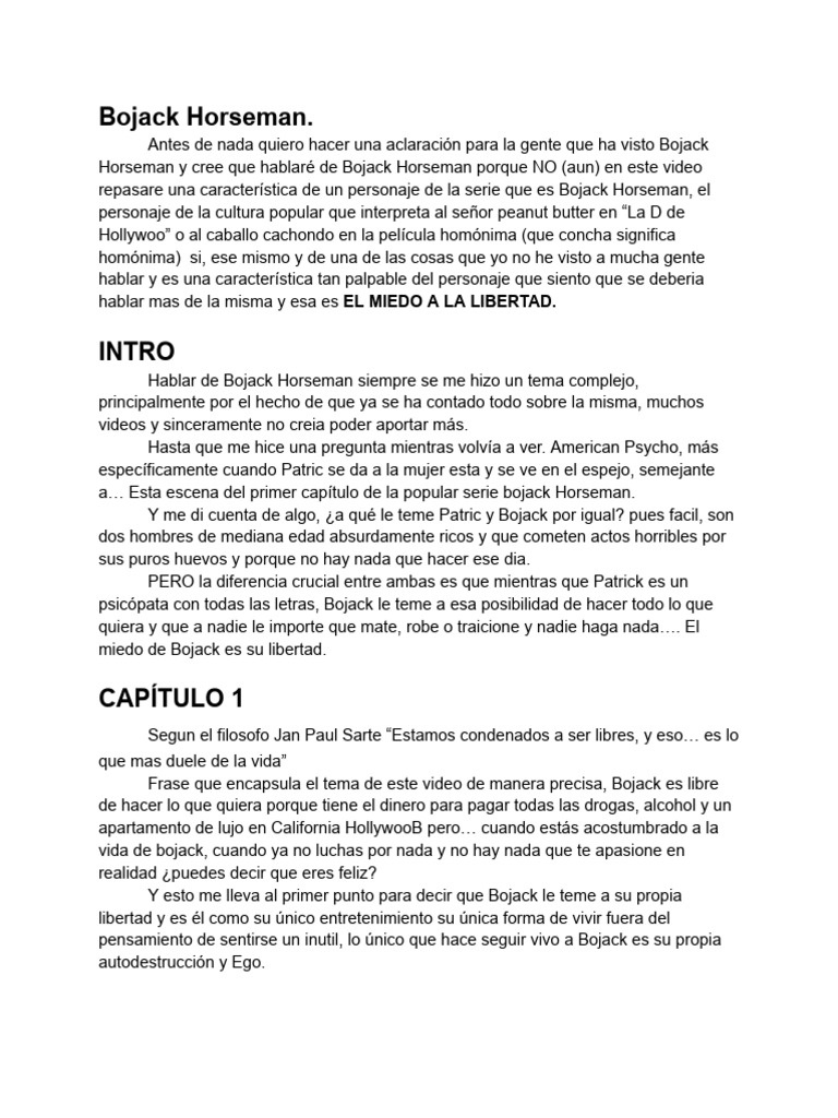 Bojack Horseman-1 | PDF