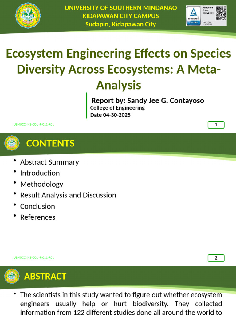 Report Sa Envi Sci Nga Individual | PDF | Ecosystem | Biodiversity