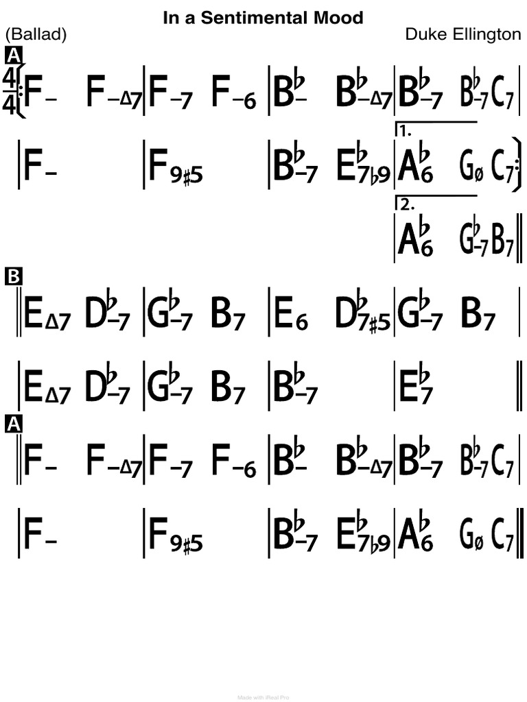 In A Sentimental Mood | PDF