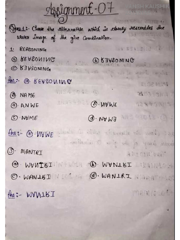 VAP (MOHD SAIF) ASSIGN-7 23120155 BCA SEC 'C' | PDF