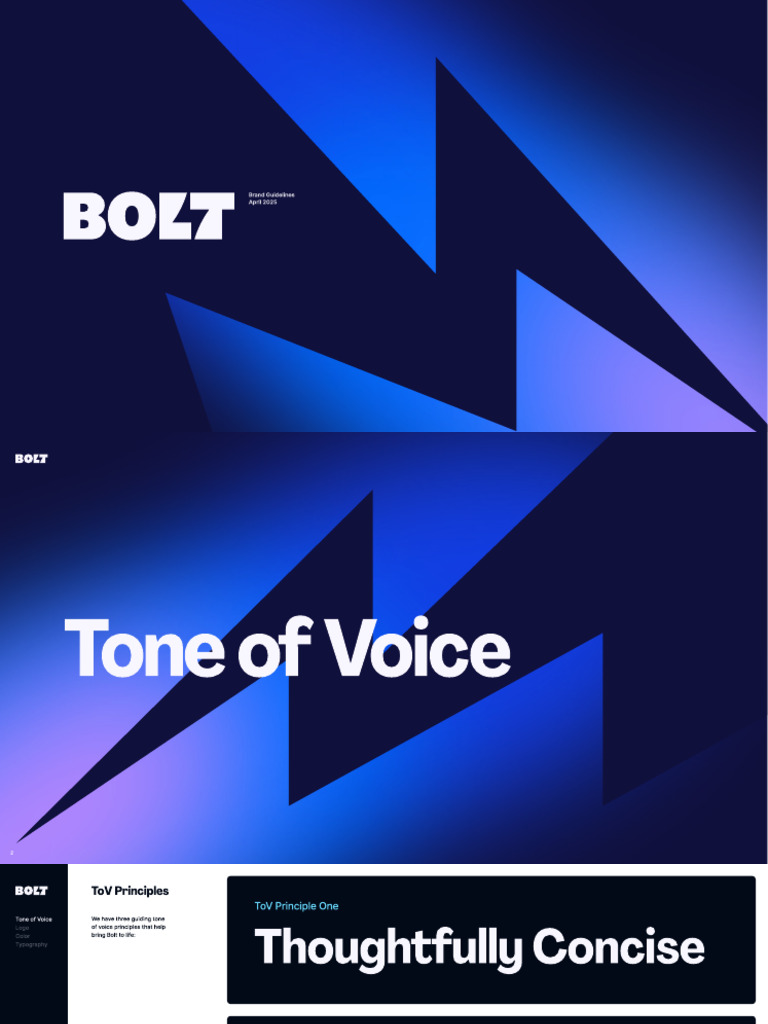 Bolt Brand Guidelines Overview | PDF | Logos | Typography