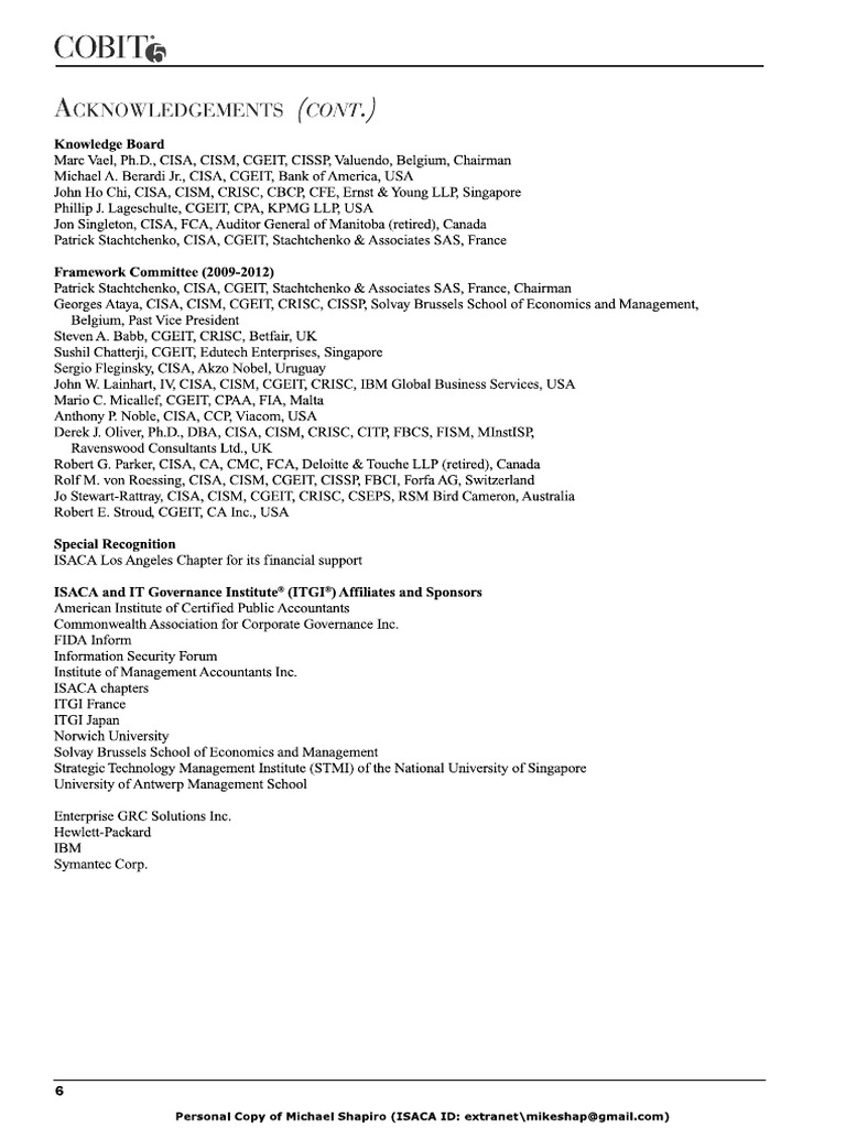 Cobit-5 Res Eng 1012 (Isaca) 2 | PDF