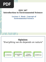 Environmental Science Notes | PDF
