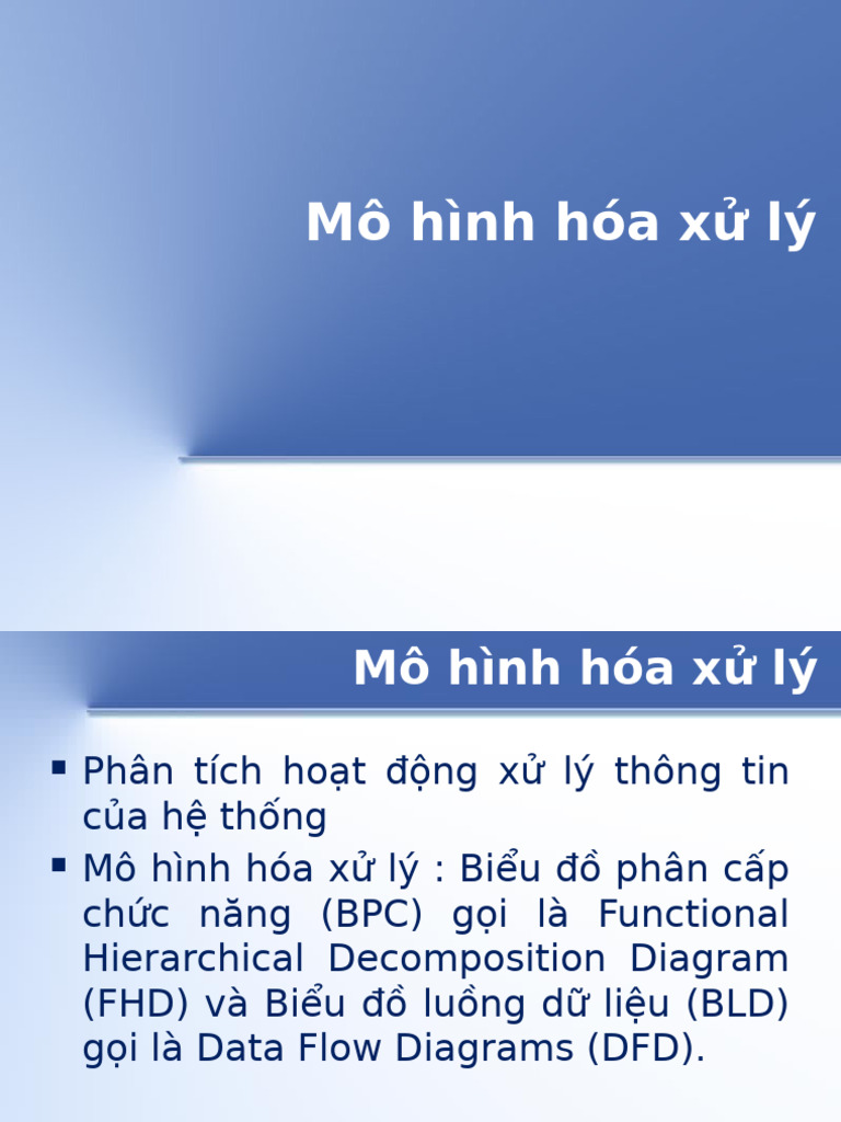 Mo Hinh DFD Va BFD | PDF