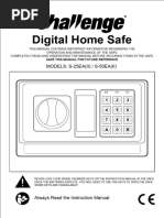 Safewell Safe Owner's Manual | PDF | Screw