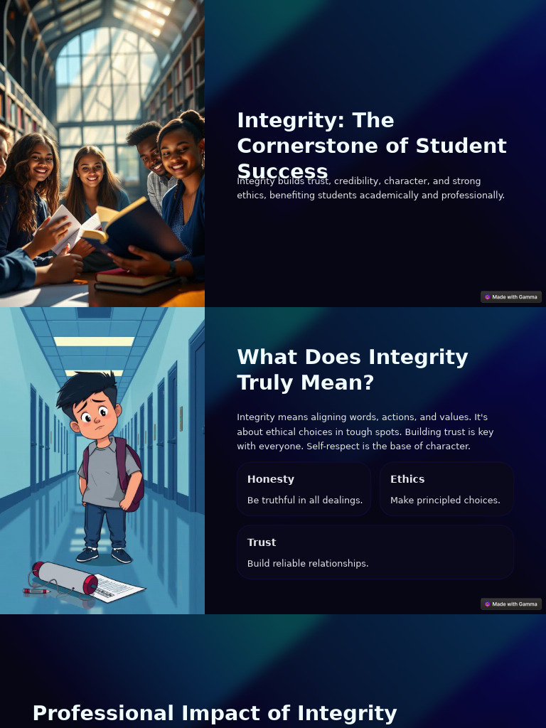 Integrity: Key to Student Success | PDF
