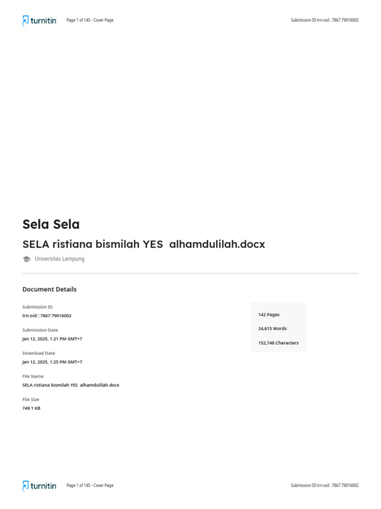 SELA Ristiana Bismilah YES Alhamdulilah | PDF