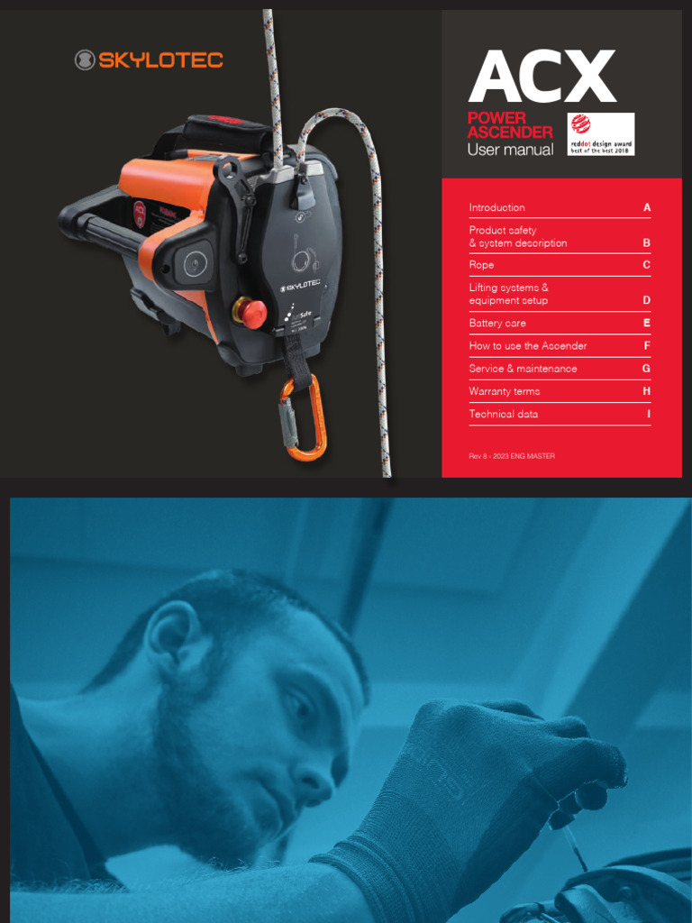 SKYLOTEC ActSafe ACX User Manual | PDF | Rope