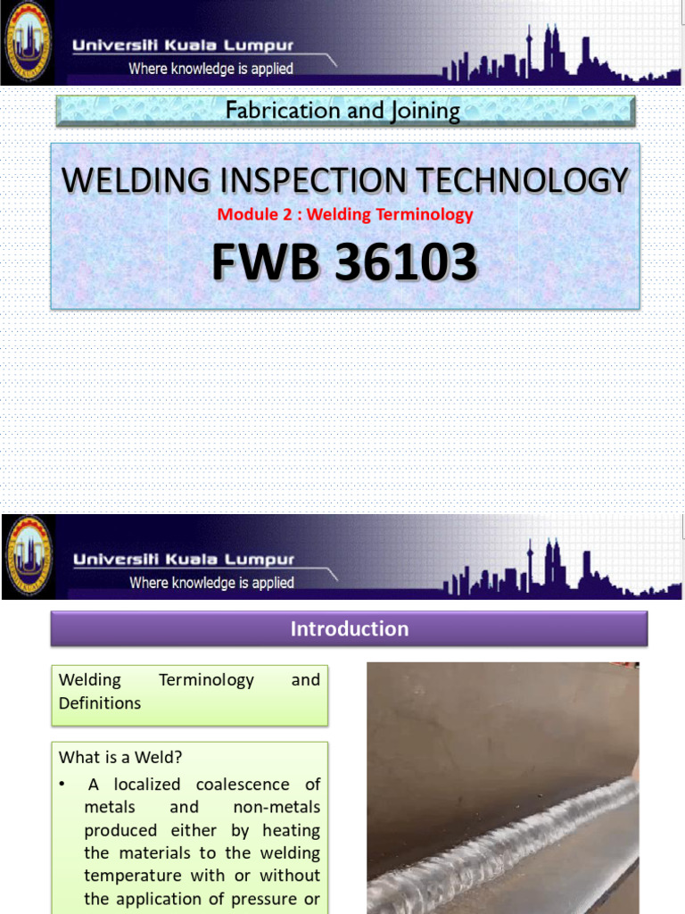 Welding Terminology | PDF