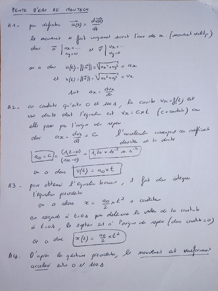 Toussaint - Montech Correction | PDF
