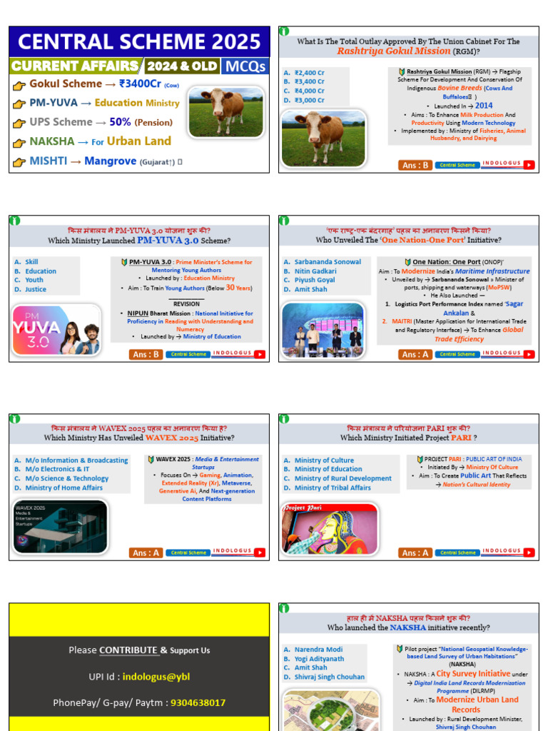 2024-25 Central Scheme - Printable Version ? | PDF | Narendra Modi ...