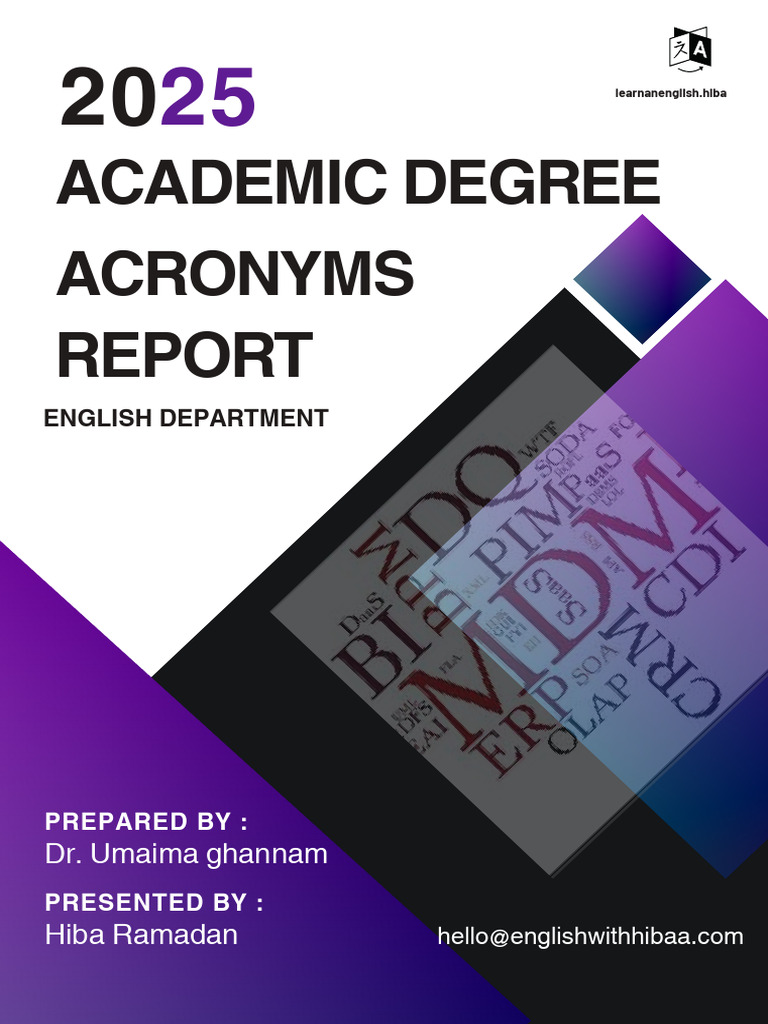 Overview of Academic Degrees and Their Abbreviations | PDF | Master's Degree | Academic Degree