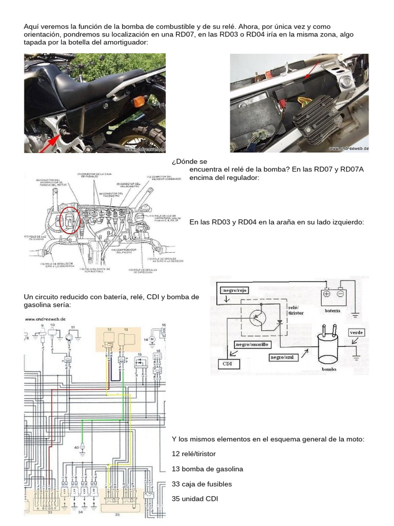 Funcionamiento de la bomba de gasolina | PDF | Carburador | Bomba