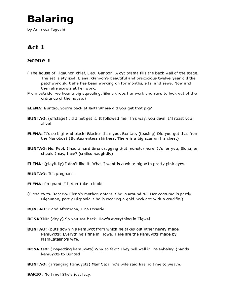 BALARING by Ametta Taguchi | PDF