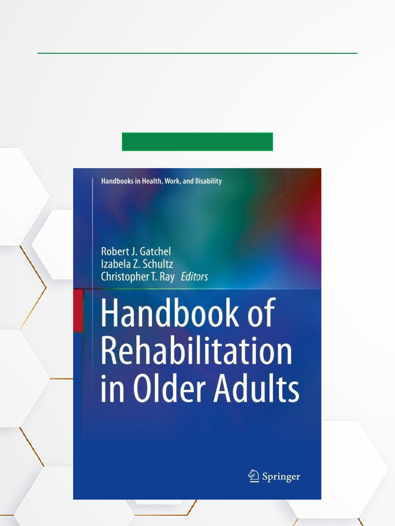 Handbook of Rehabilitation in Older Adults Scribd Download | PDF ...