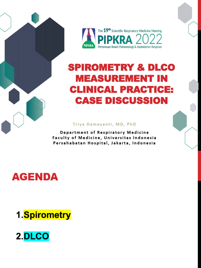 Spirometri Dan DLCO PIPKRA | PDF | Respiratory Diseases | Pulmonology