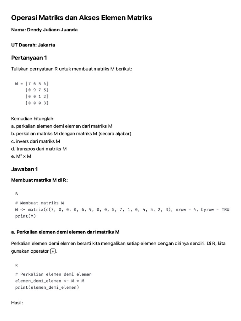 Diskusi 4 - Dendy Juliano Juanda | PDF