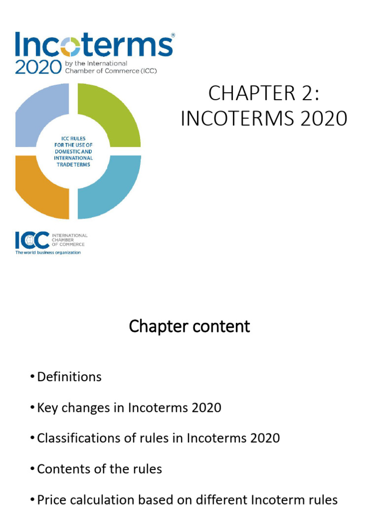 Understanding Incoterms 2020 Rules | PDF | Logistics | Supply Chain ...