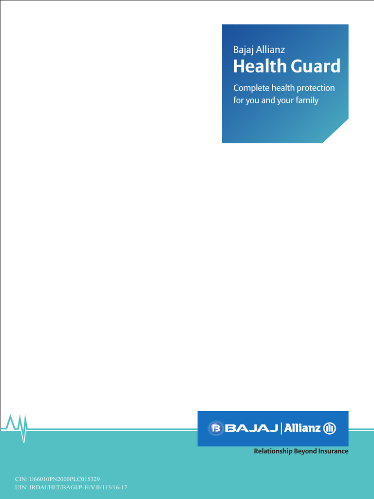 Revise Health Guard - Brochure - A5 - R5 | PDF | Hospital | Patient