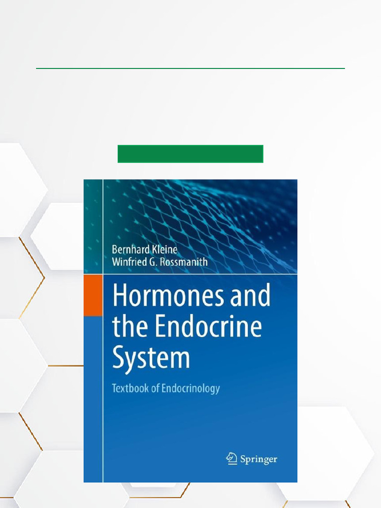 Hormones and The Endocrine System Textbook of Endocrinology Updated ...