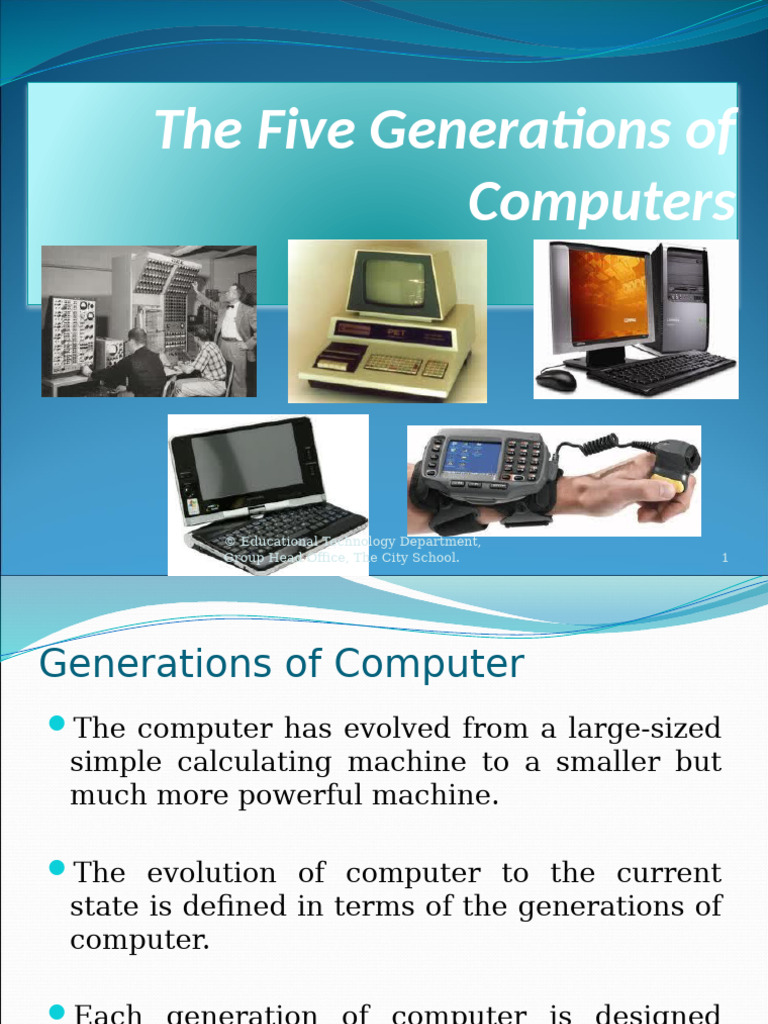 Computer Generations | PDF | Integrated Circuit | Computer Science