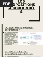 Exercices sur les propositions subordonnées | PDF | Clause | Linguistique