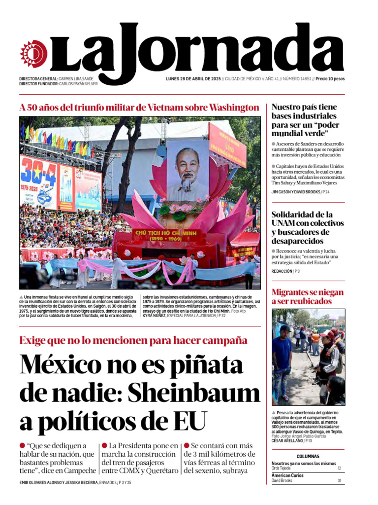 Lajornadapdf 28abr | PDF | Votación | México