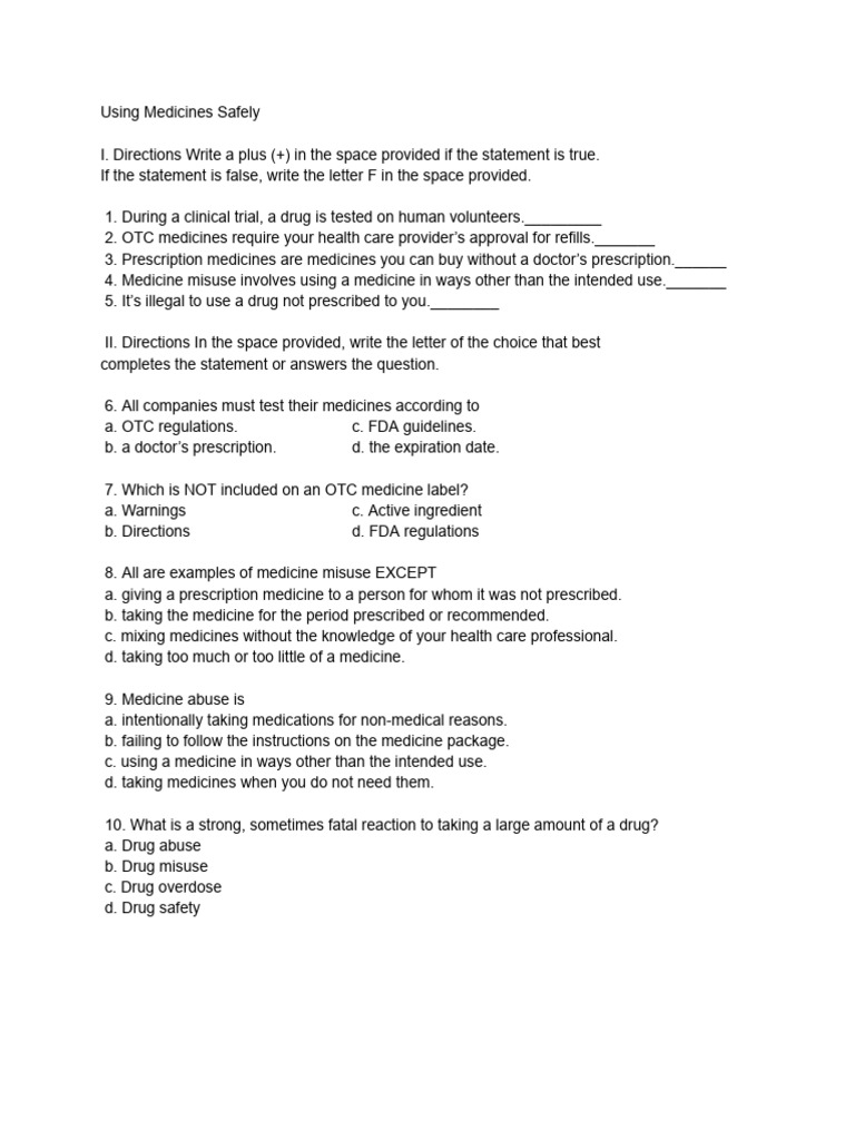 Gabriel Grant - Using Medicines Safely | PDF