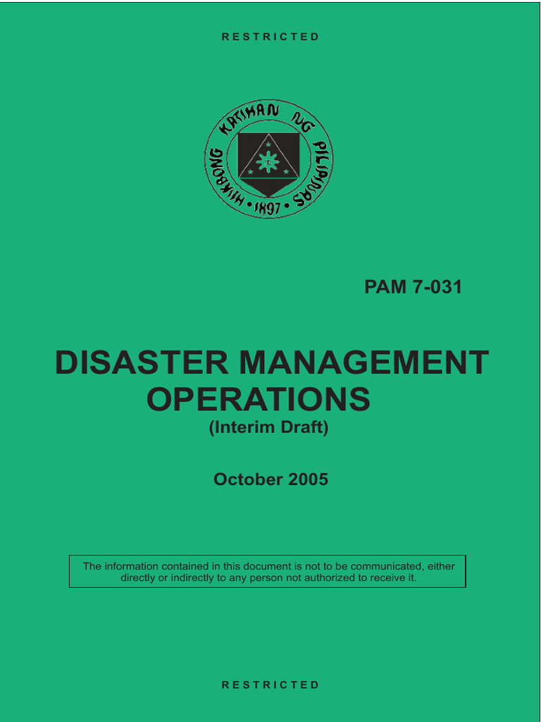 08 Handouts PA Role in Disaster Management 51 Pages 5 | PDF | Emergency ...