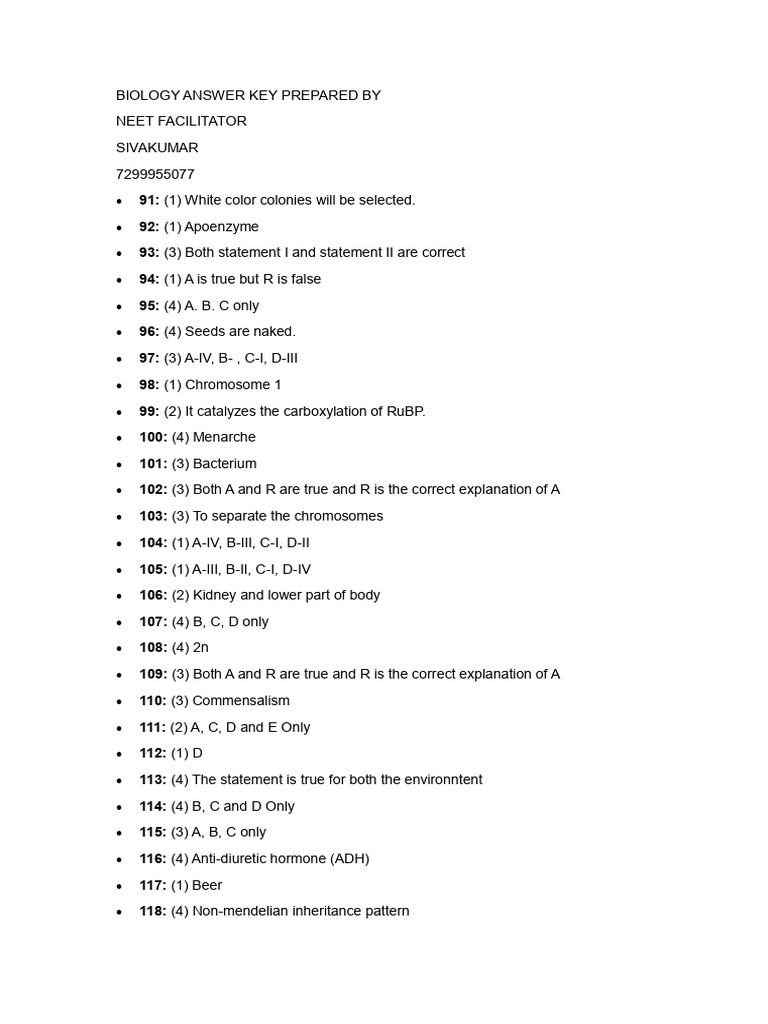 Class 9 Biology Answer Key 2025 | PDF | Biology | Medical Specialties