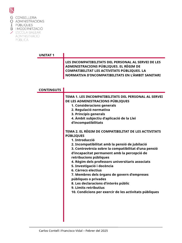01 UNITAT 1. ACTIVITATS PUBLIQUES_2025 | PDF