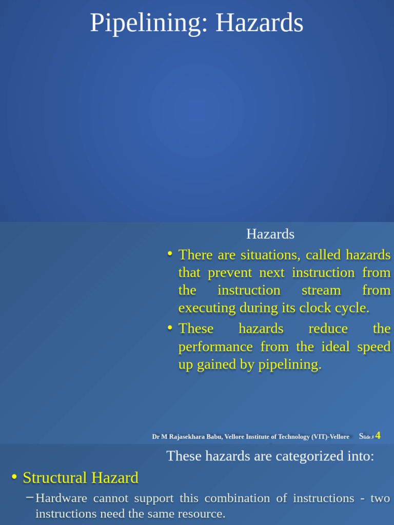 36-Pipelining - Two Stages, Multi Stage Pipelining-04!04!2025 | PDF | Computer Engineering ...