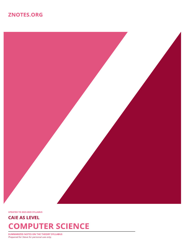 CAIE-AS Level-Computer Science - Practical | PDF | Control Flow ...