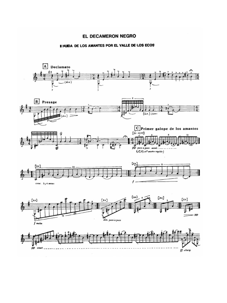 Brouwer Leo El Decameron Negro Removed | PDF