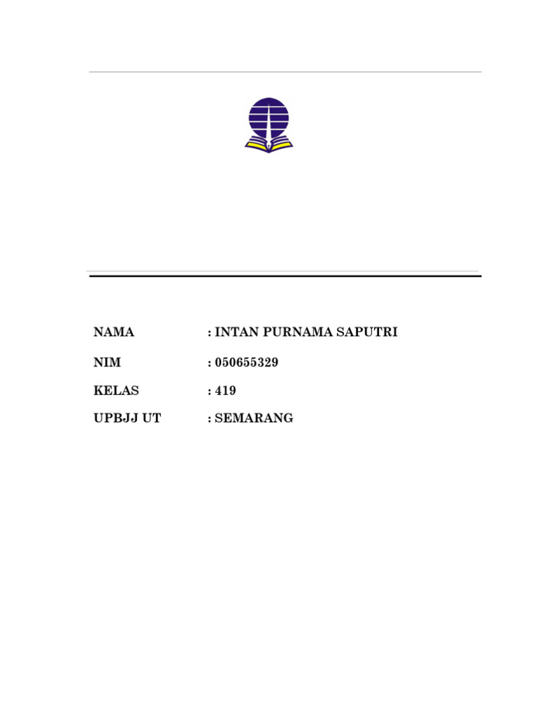 Kertas Kerja Tugas 4 - Intan Purnama Saputri | PDF