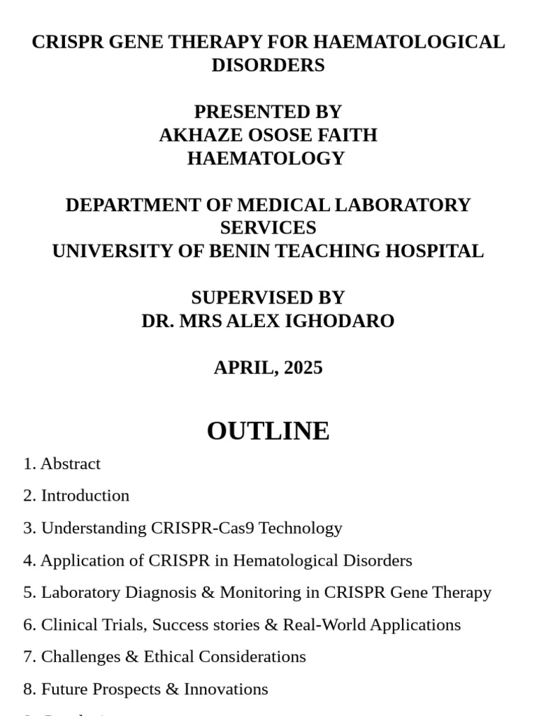 Crispr Gene Slide.kaz. Pptx | PDF | Crispr | Gene Therapy