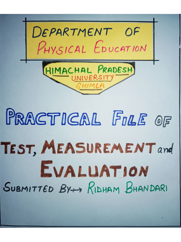 TME Practical File | PDF