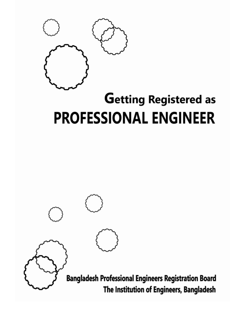 Getting Registered As Professional Engineer | PDF | Engineer | Engineering