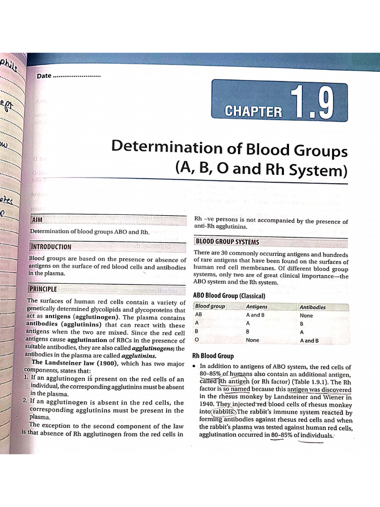 Blood GRP, BT CT | PDF