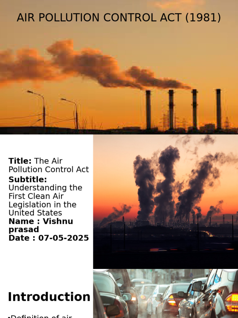 Air Pollution | PDF