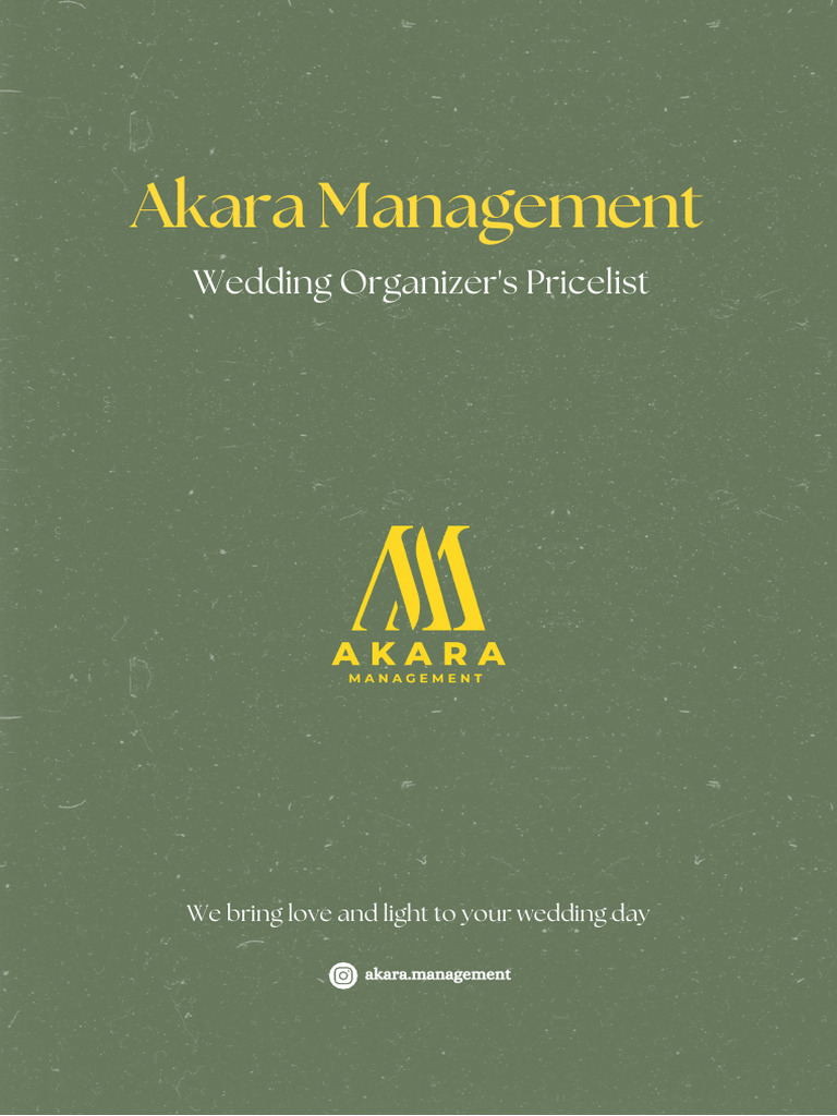 Akara Wedding Package | PDF