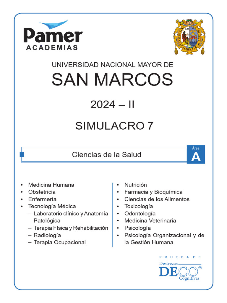 SIMULACRO - 7 - Área A | PDF | Aprendizaje | Mediación