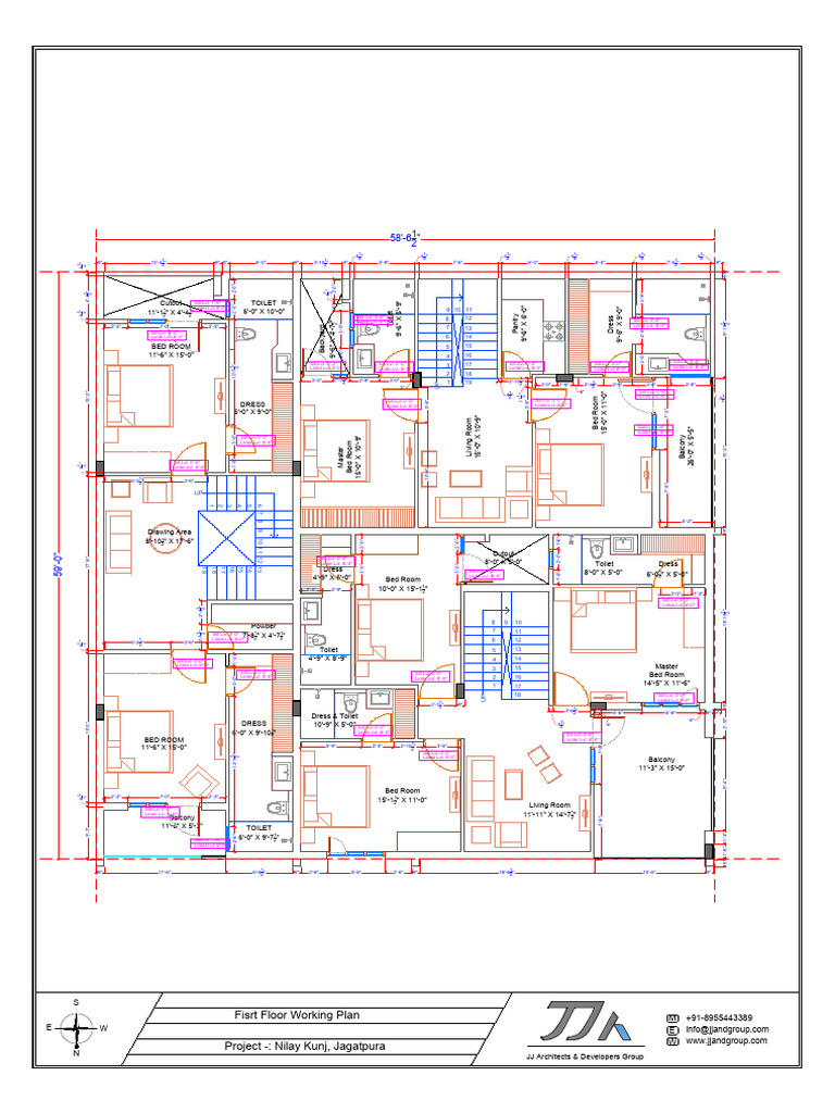 First Floor Working Plan Nilekunj | PDF
