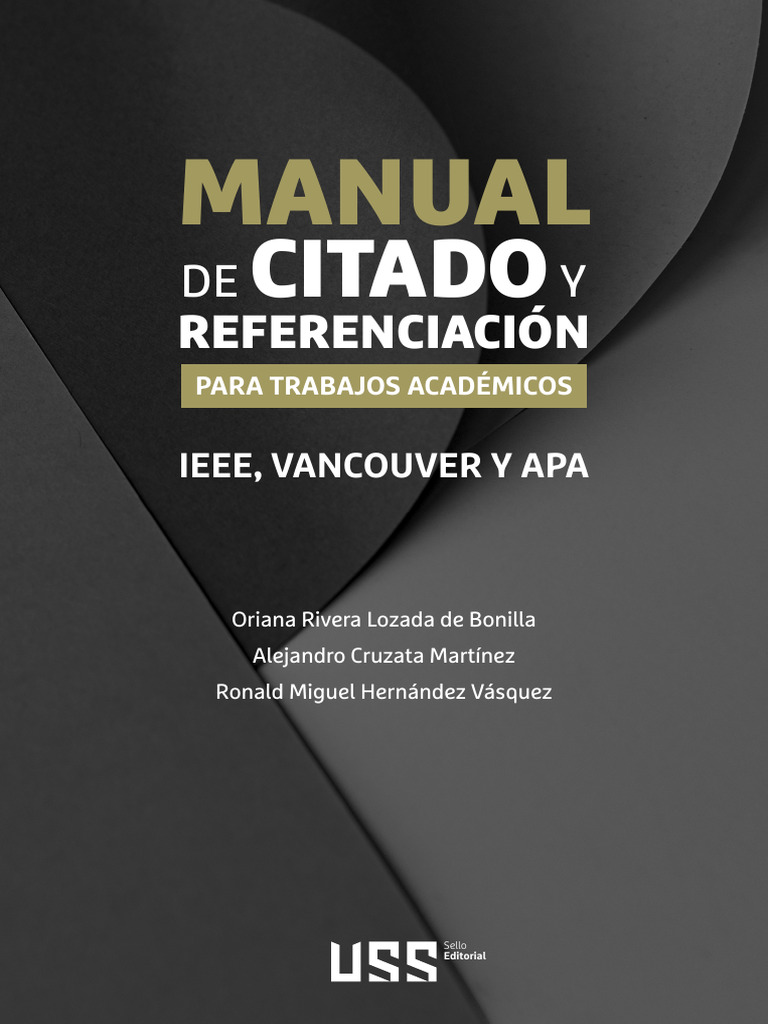 Manual de Citado Académico: IEEE, APA, Vancouver | PDF | Citación