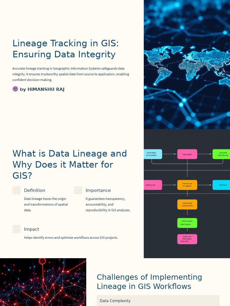 Lineage Tracking in GIS Ensuring Data Integrity | PDF | Geographic ...