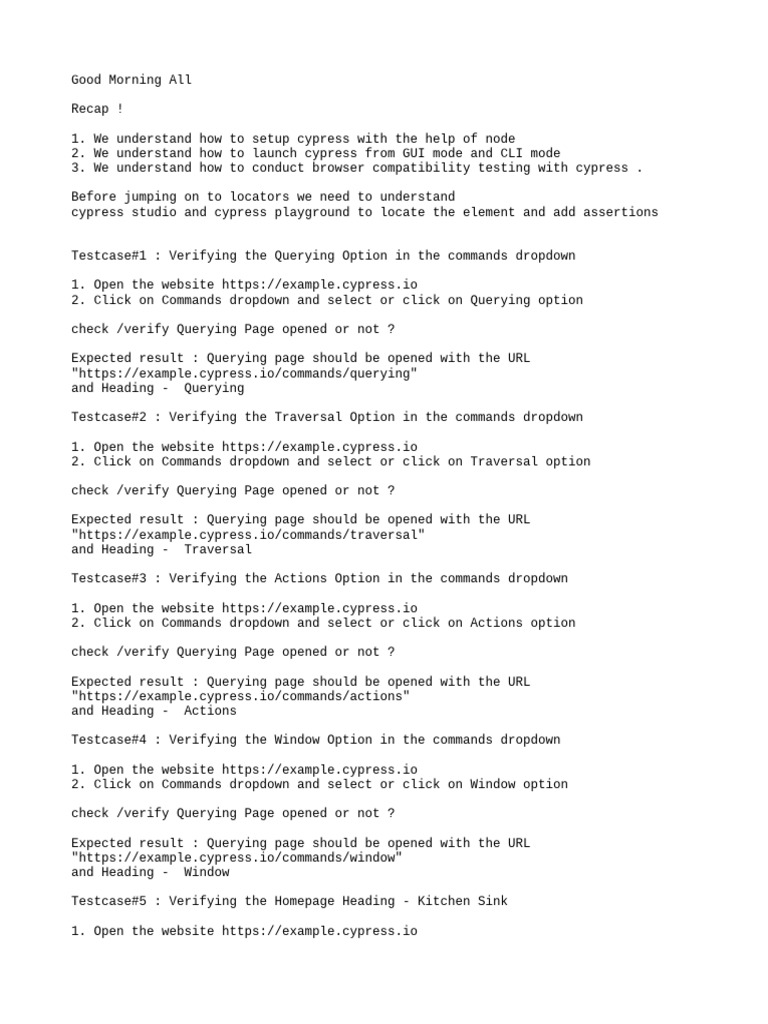 Introductionto - Automation - With - Cypress | PDF