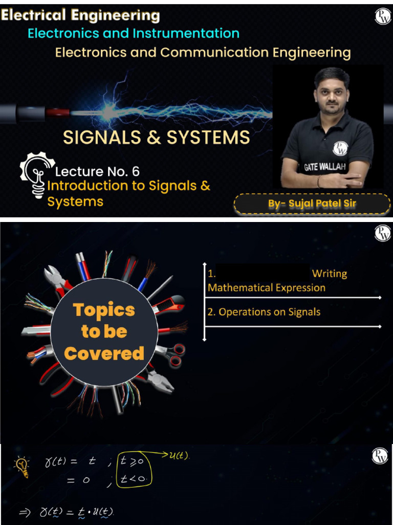 6-Introduction To Signals and Systems 06 Class Notes Shreshth GATE 2025 ...