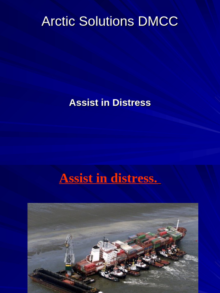 Assist Vessel in Distress - AY | PDF | Ships | Shipping