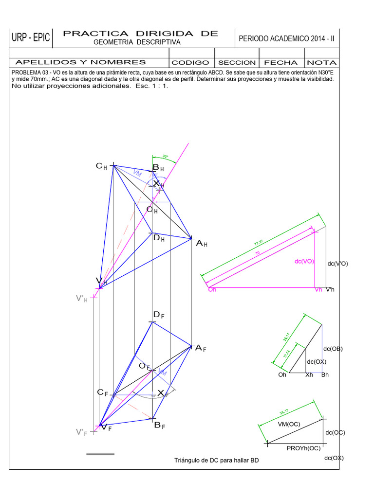 Intersec. Recta Plano Uni 2024 II (3) Model | PDF | Objetos geométricos | Geometría euclidiana