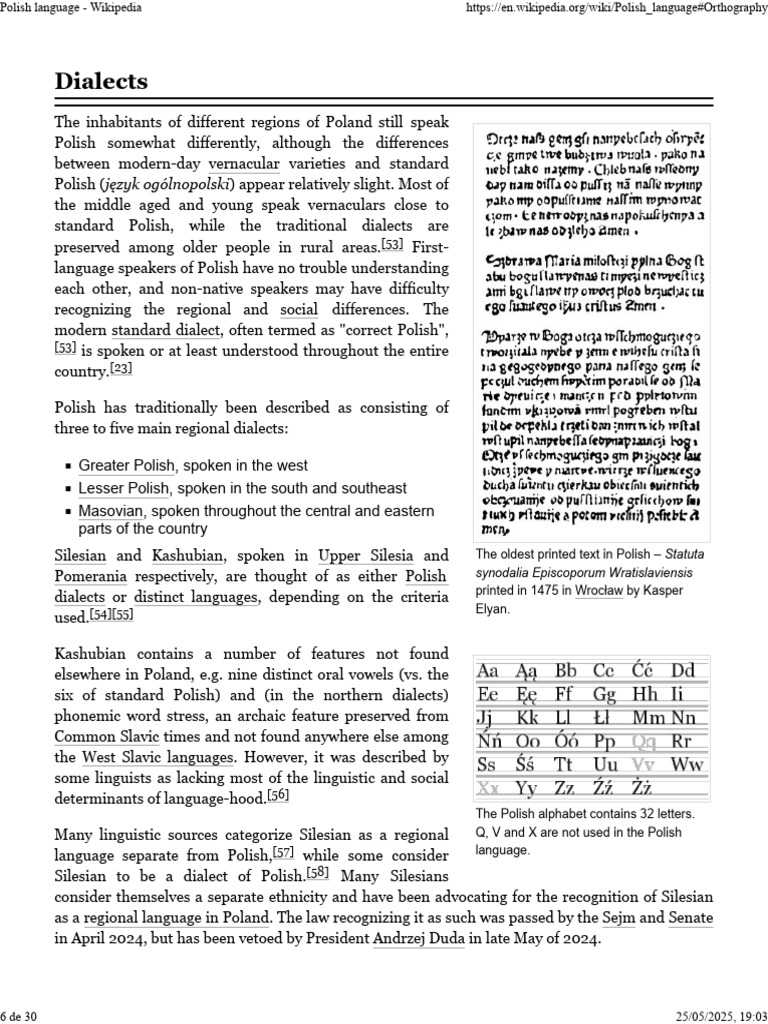Polish Language Dialects Overview | PDF | Dialect | Linguistics
